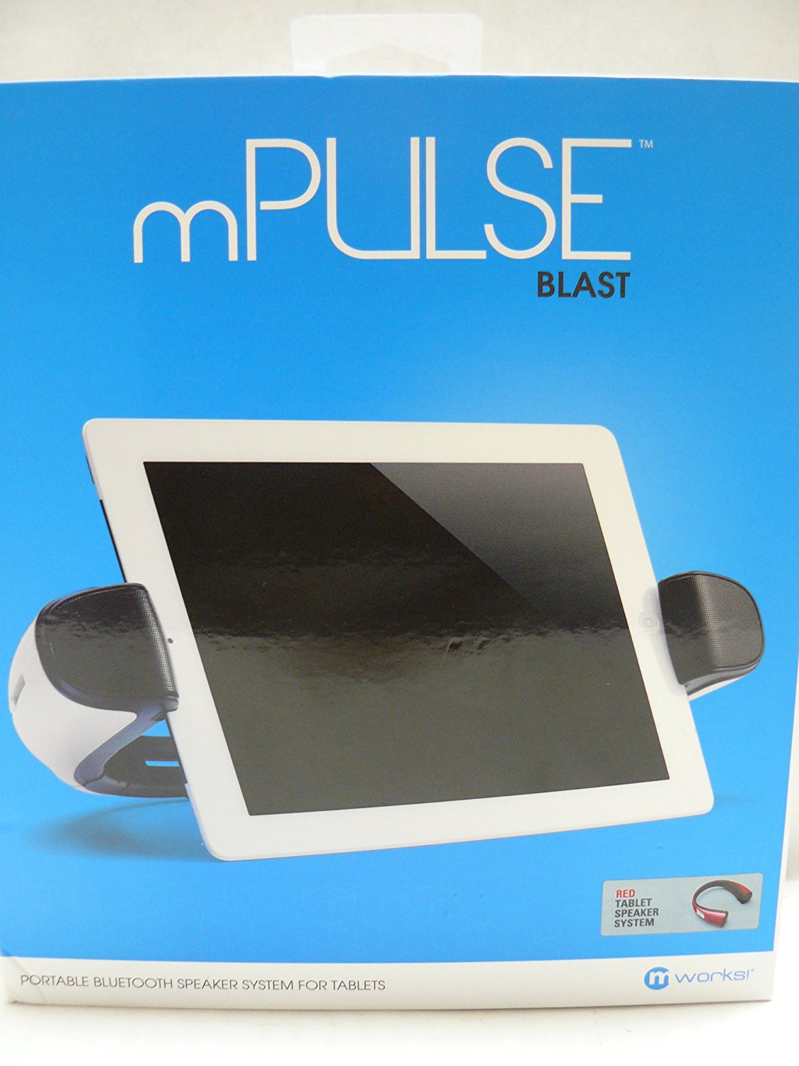 MPULSE Portable Bluetooth Speaker System for Tablets Red free image ...