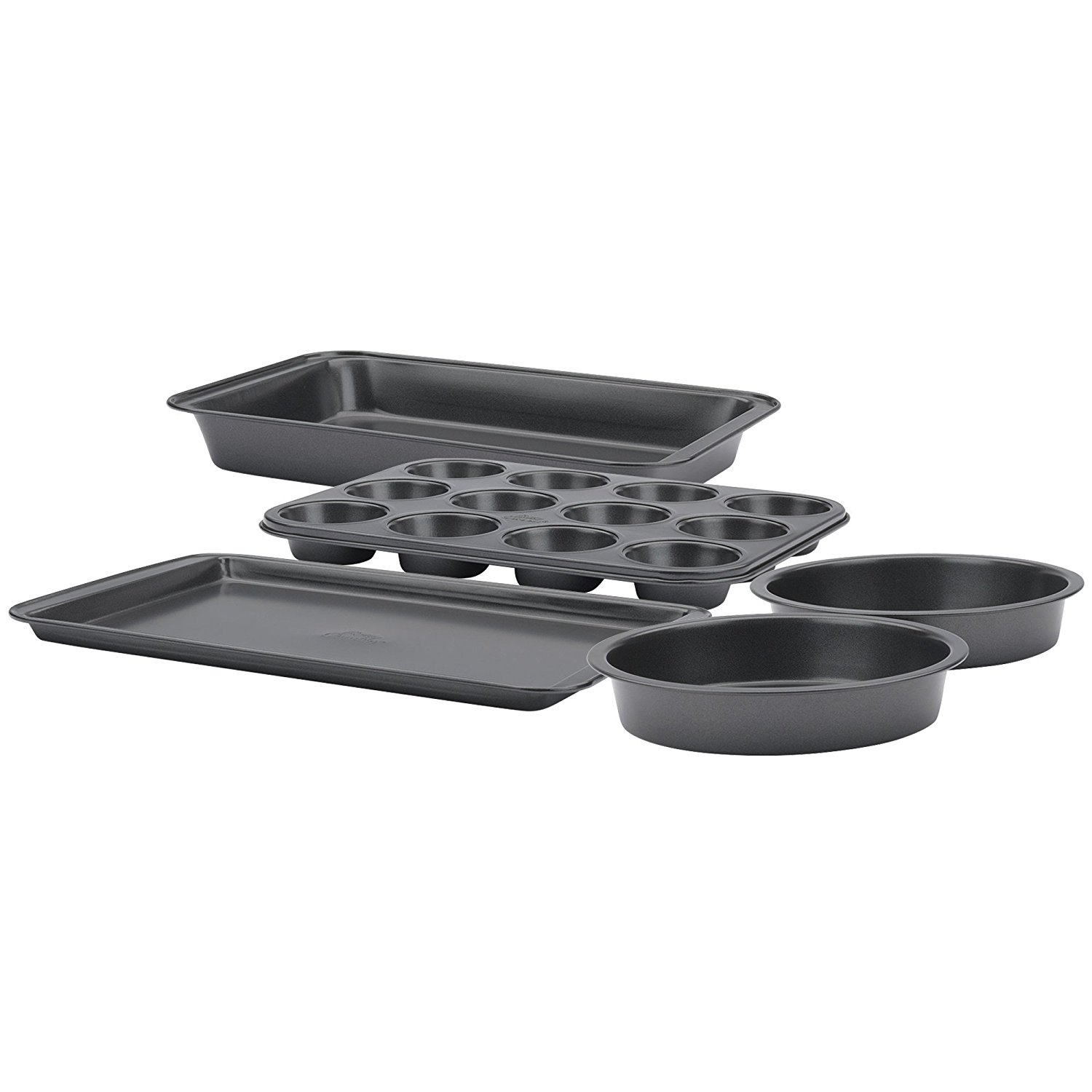 Betty Crocker 5 Piece Bakeware Set, Gray free image download