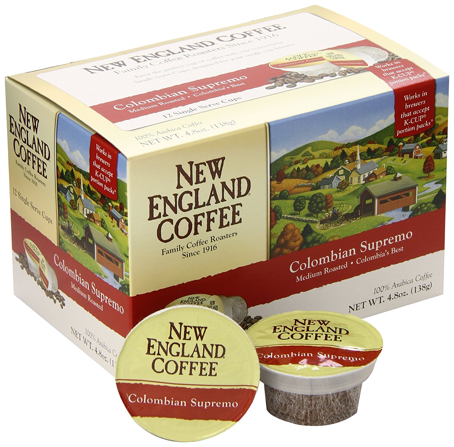 New England Coffee Breakfast Blend, 72 Count N43 free image download