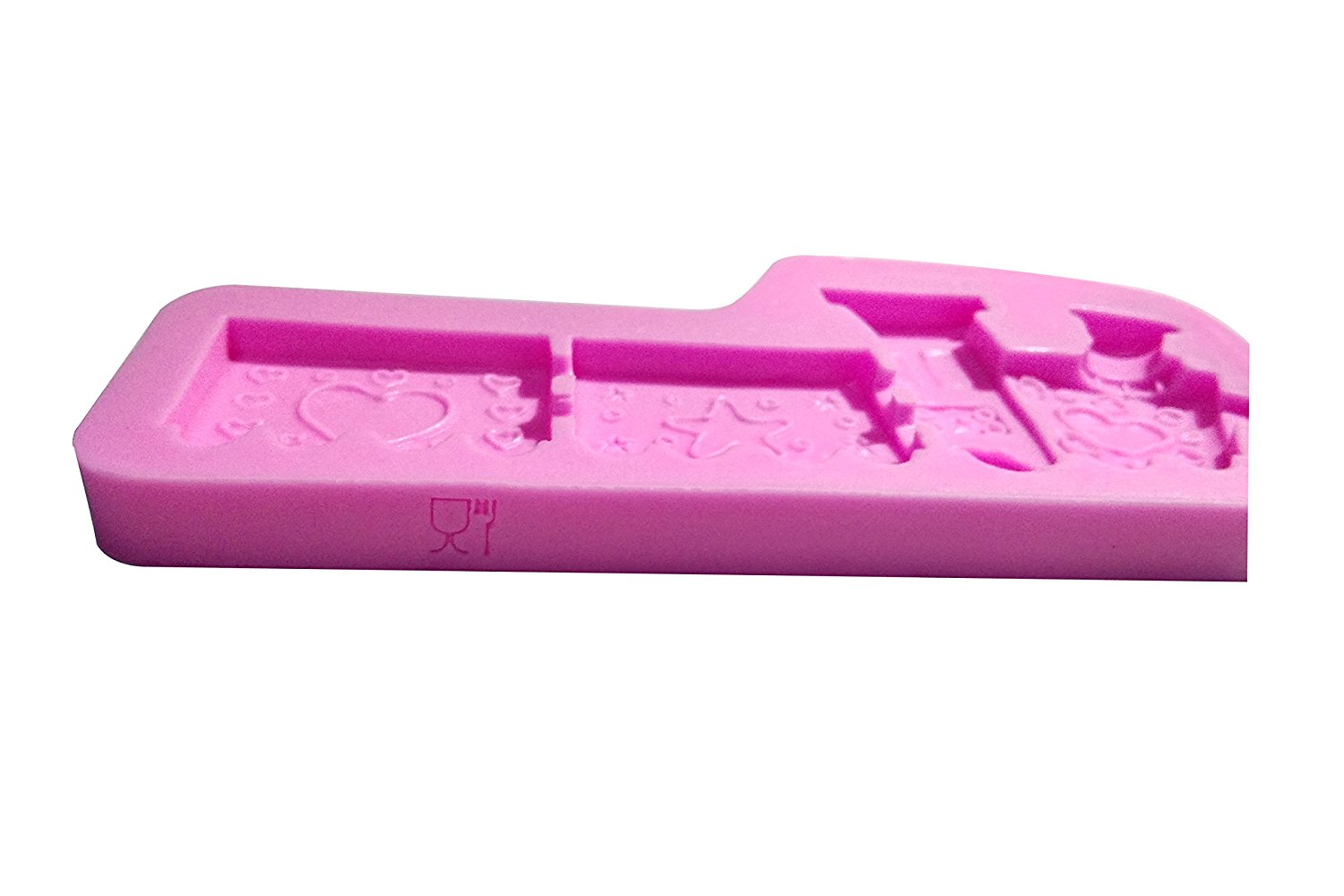 Wocuz MK585 Silicone Mini-train Shape Fondant Mold Candy Making Mold ...