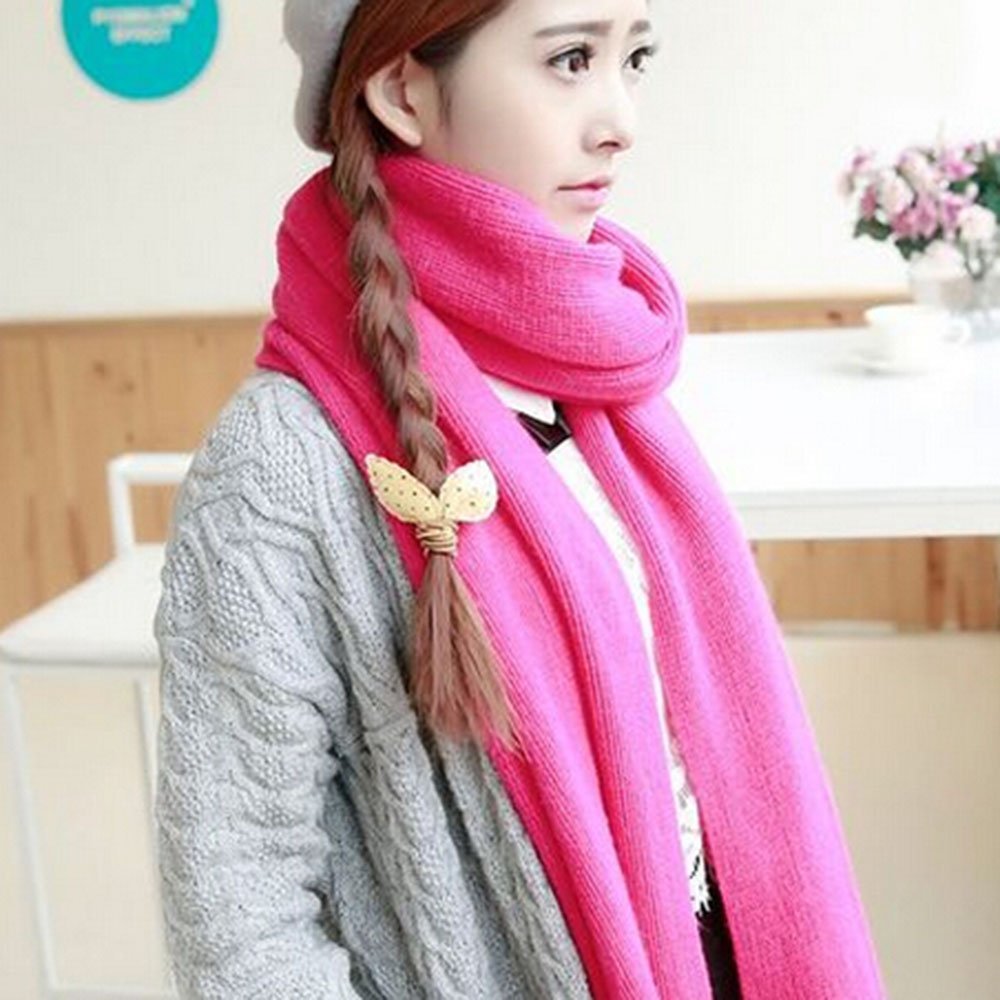 KAKA(TM) Women's Korean Artistic Stylish Winter Colorful Knitting Wool ...