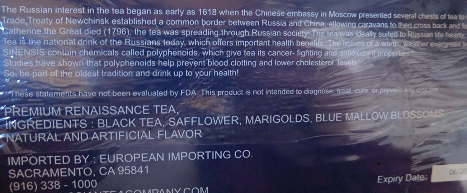 Tea Czar Nicolas II (Blue) free image download