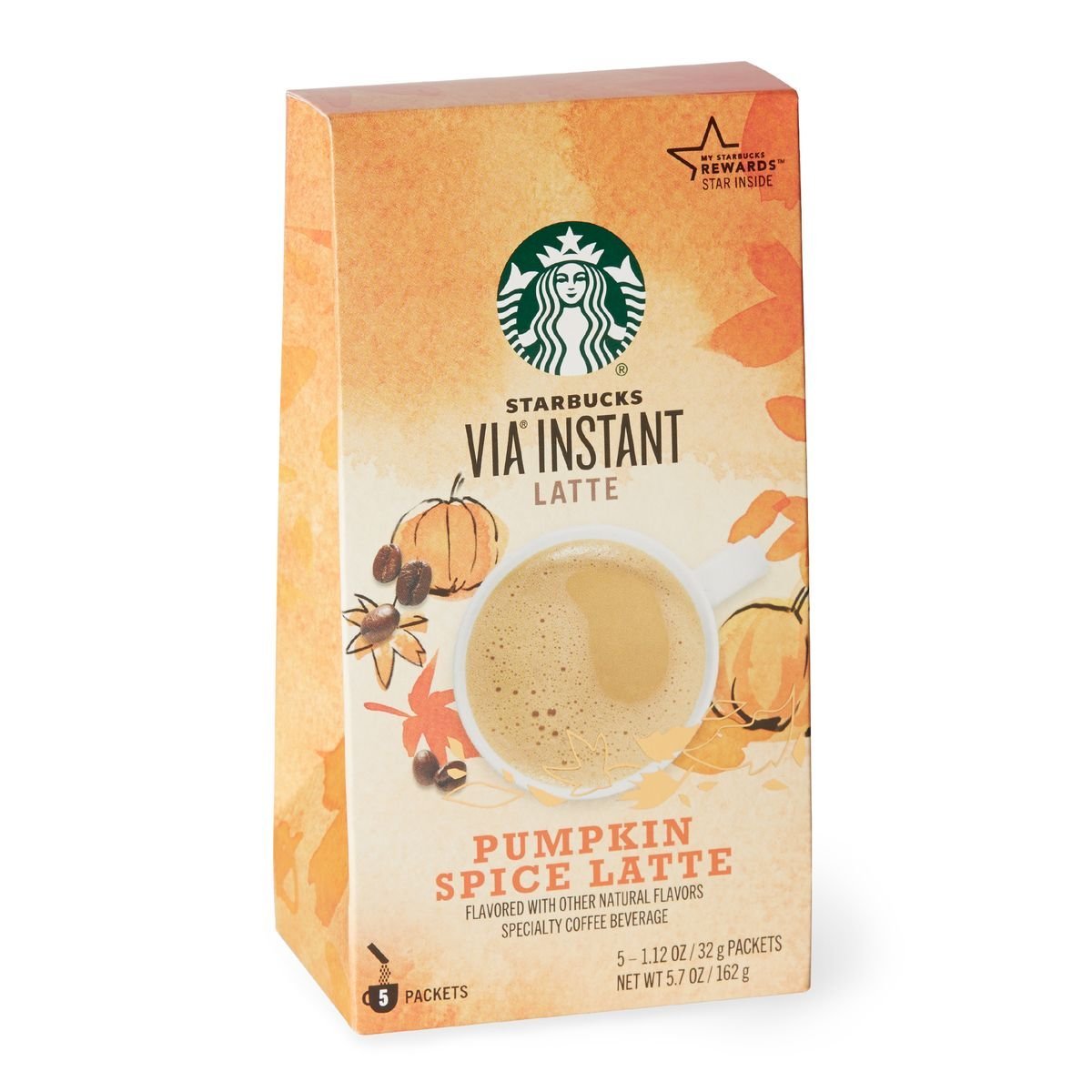 Starbucks VIA Pumpkin Spice Latte 5CT free image download