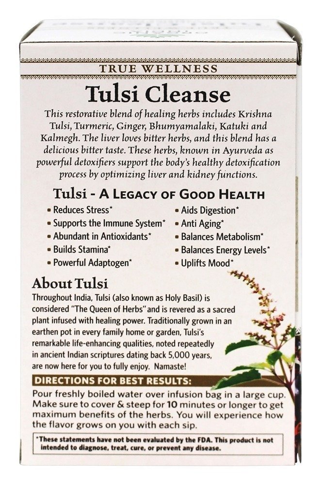 ORGANIC INDIA TEA TULSI CLEANSE ORG, 18 BG free image download
