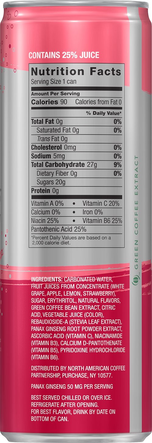 Starbucks Refreshers, 4 Flavor Variety Pack, 12 Ounce Slim Cans, 12 ...