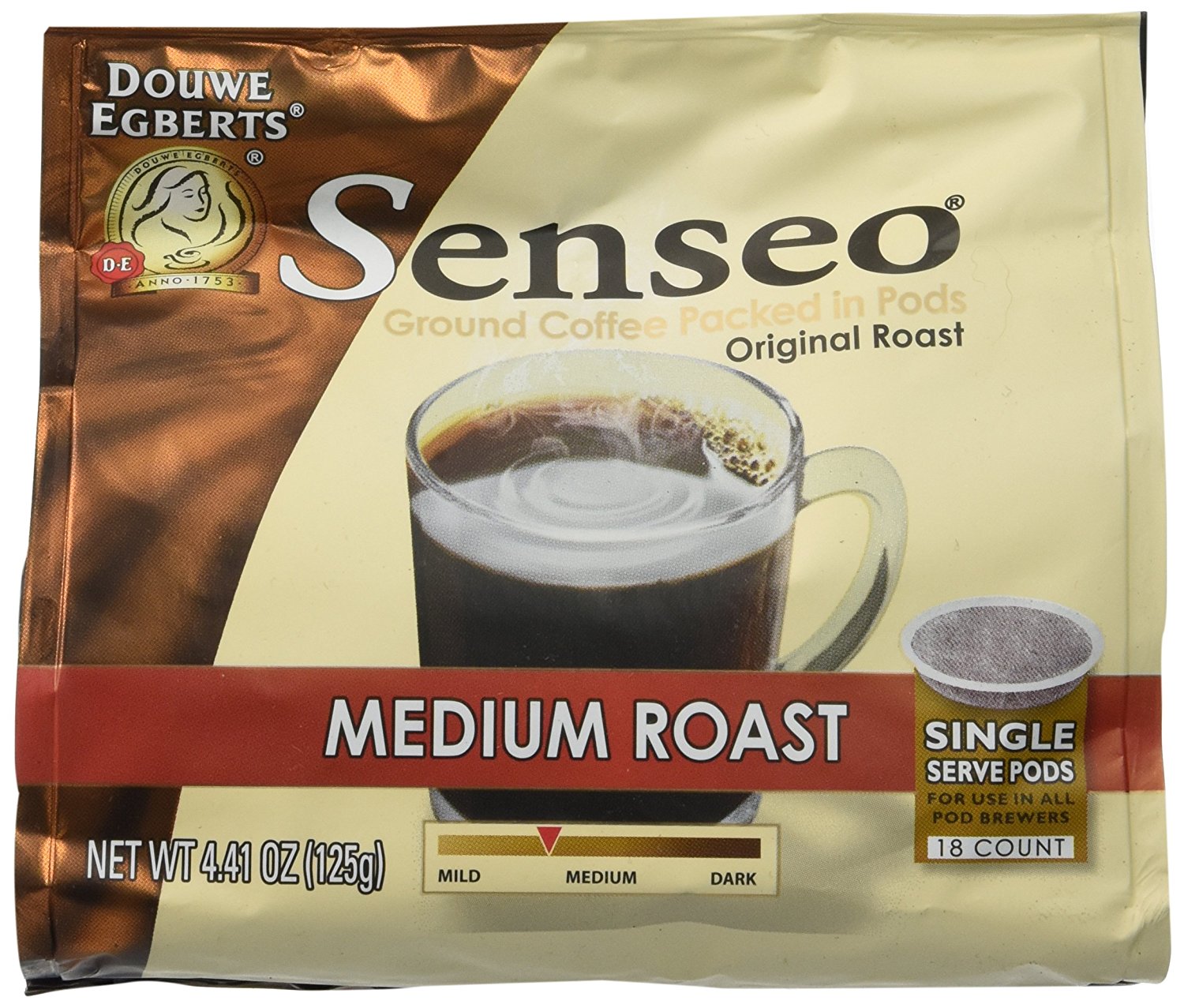 SENSEO Senseo® Coffee Pods - Medium Roast (Pack of 6) free image download