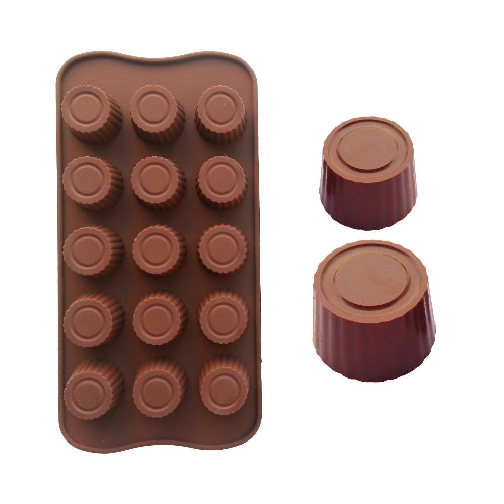 Circular Bottle Caps Shape Chocolate Silicone Mold Baking Cake ...