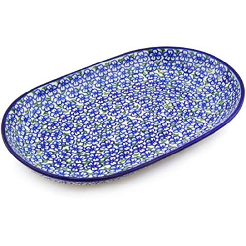 Ceramika Bona H1980G Polish Pottery Ceramic Platter Hand Painted, 13 ...