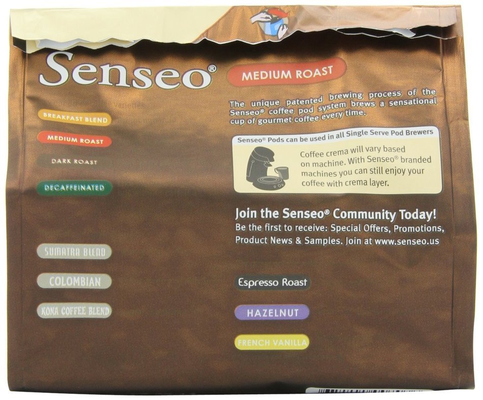 Senseo Coffee Pods, Dark Roast,18 Count (Pack of 6) N2 free image download