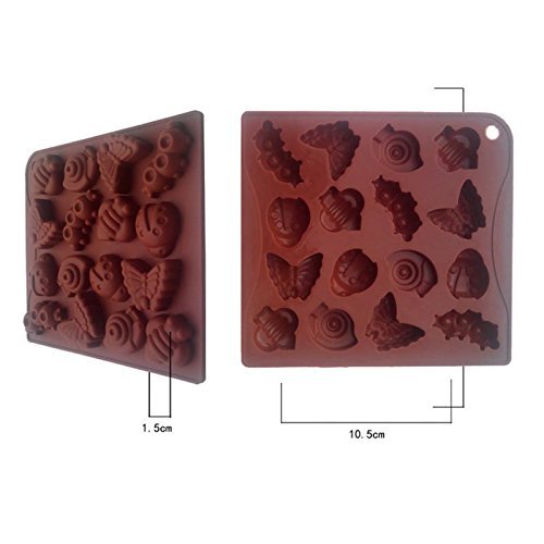 Silicone mold Of Insects Chocolate Cake Molds Kitchen Baking Tools free ...