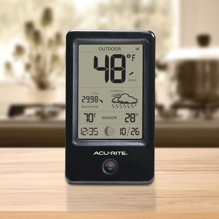 AcuRite 00508 Weather Station with Count Temperature/Humidity/Forecast ...