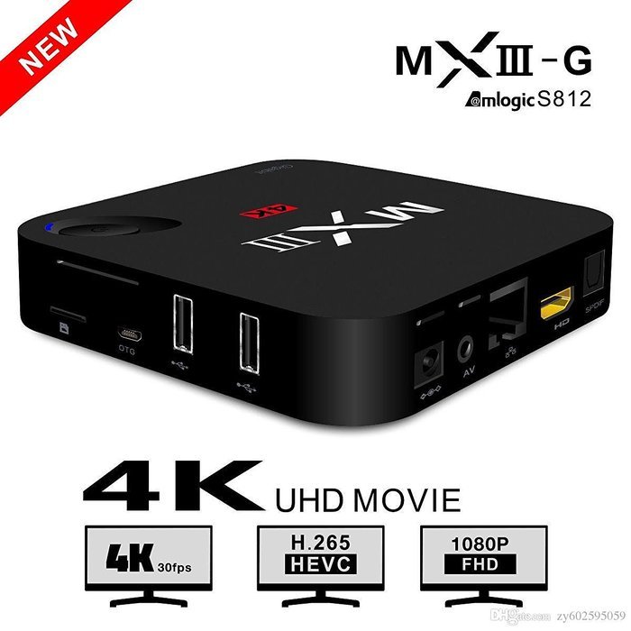 Orask MXIII-G Streaming Media Player Android TV Box S812 Android 5.1 ...