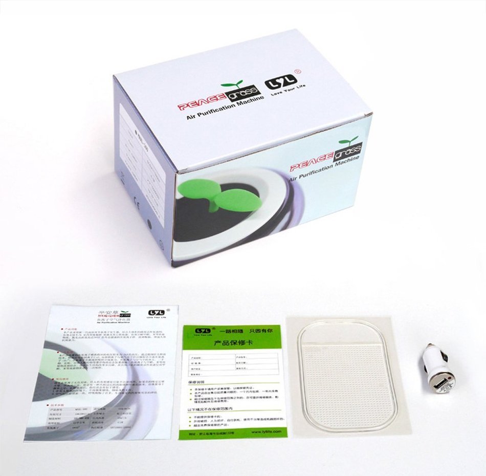 LIWUYOU Personalized Custom Car Air Purifier Ionizer Mini Desktop Fresh ...