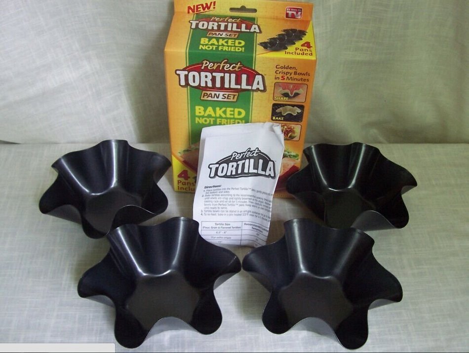 Perfect Tortilla Pan Set Tortilla Baking Pan As Seen On TV free image ...