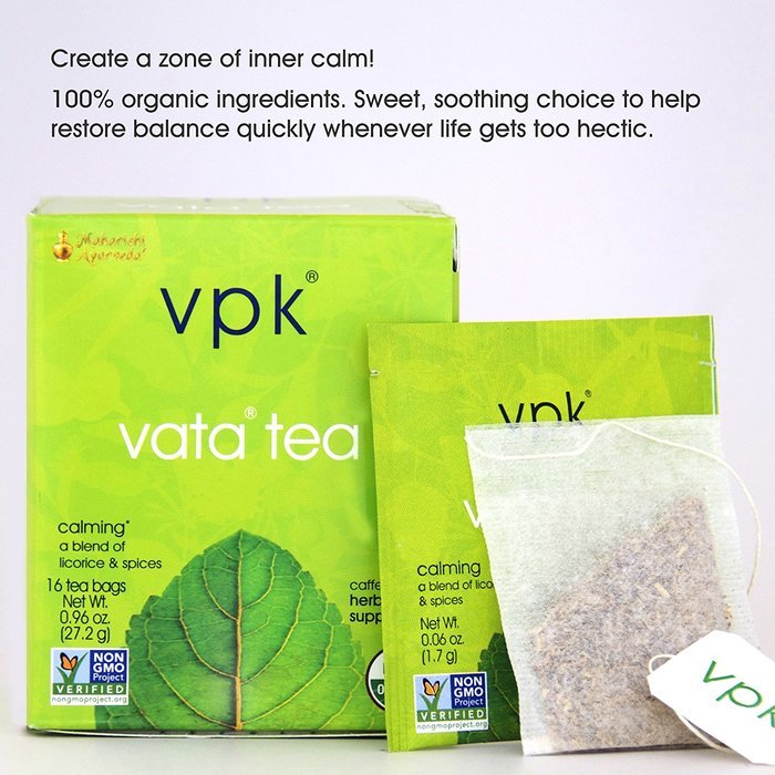 Organic Calming Vata Herbal Tea |16 Tea Bags N10 free image download