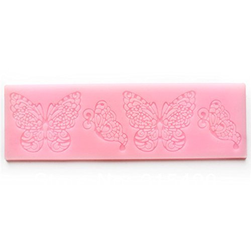 Butterfly Shape Silicone Mold Lace Cake Molds Fondant Tools Forma De ...