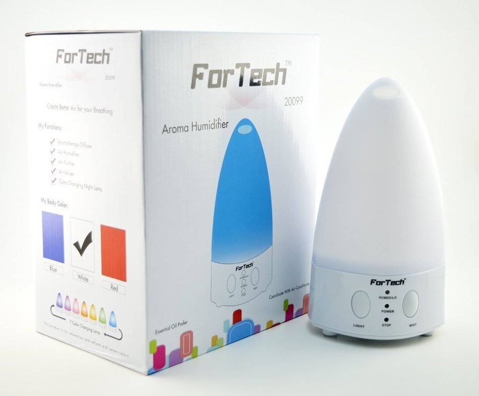 ForTech Ultrasonic Essential Oil Diffuser Aromatherapy Cool Mist ...