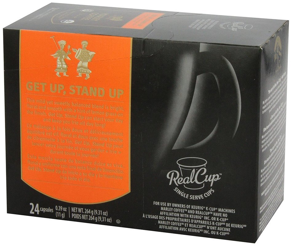 Marley Coffee, Lively Up!, Organic Espresso Roast, 24 Single Serve ...