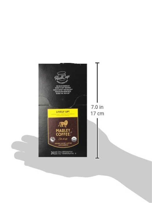 Marley Coffee, Lively Up!, Organic Espresso Roast, 24 Single Serve ...