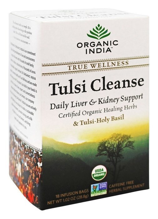 ORGANIC INDIA TEA TULSI CLEANSE ORG, 18 BG N3 free image download