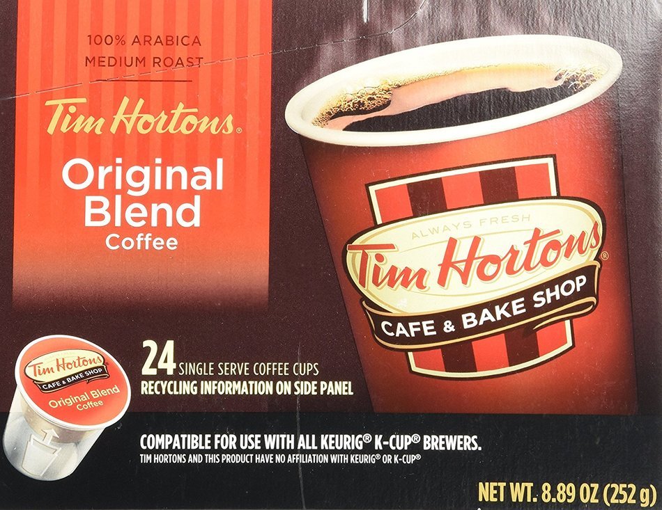 Tim Hortons Single Serve Coffee Cups, Regular (24 Count) (8.89oz) N2 ...