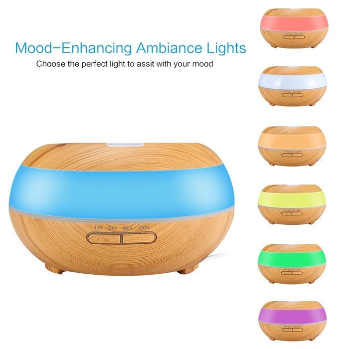 FLOVEME 300ml Aromatherapy Essential Oil Diffuser Personal Ultrasonic ...