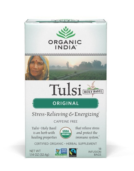 Organic India Tulsi Tea Best Sellers 5 Flavor Variety Pack (Pack of 5 ...