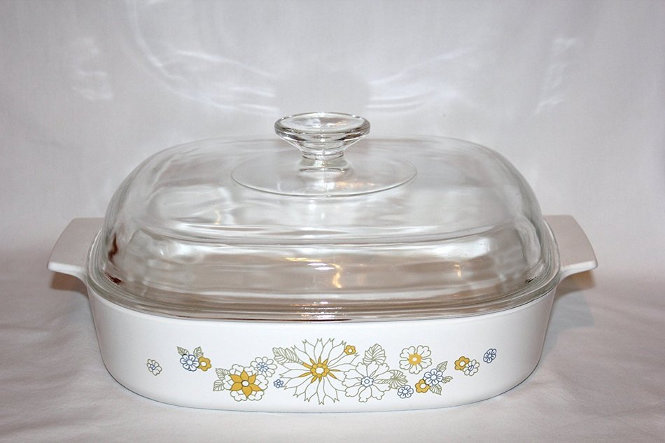 Vintage Corning Ware " Floral Bouquet " Pattern 10 Inch Skillet ...