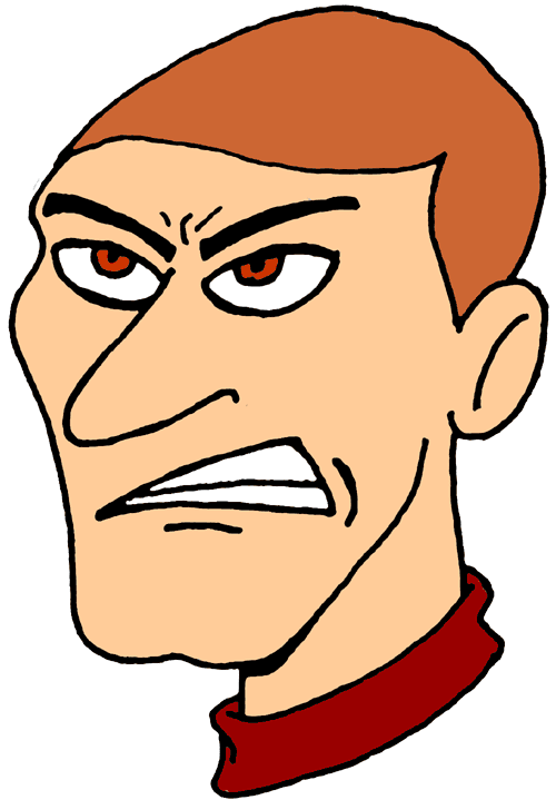 Irritated Face Clip Art free image download