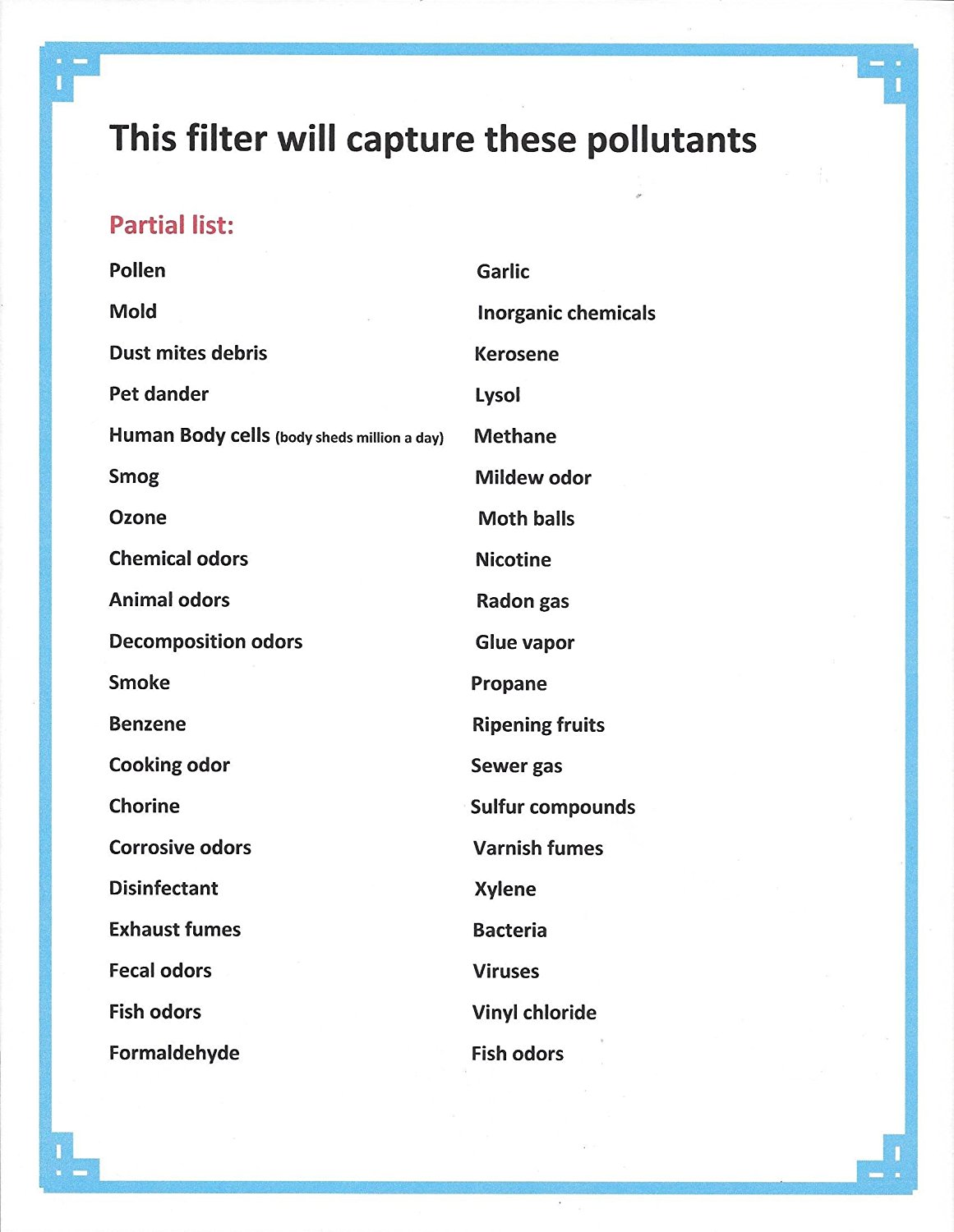 Hunter 30940 Generic Air purifier filter - TWO extra 2-stage prefilters ...