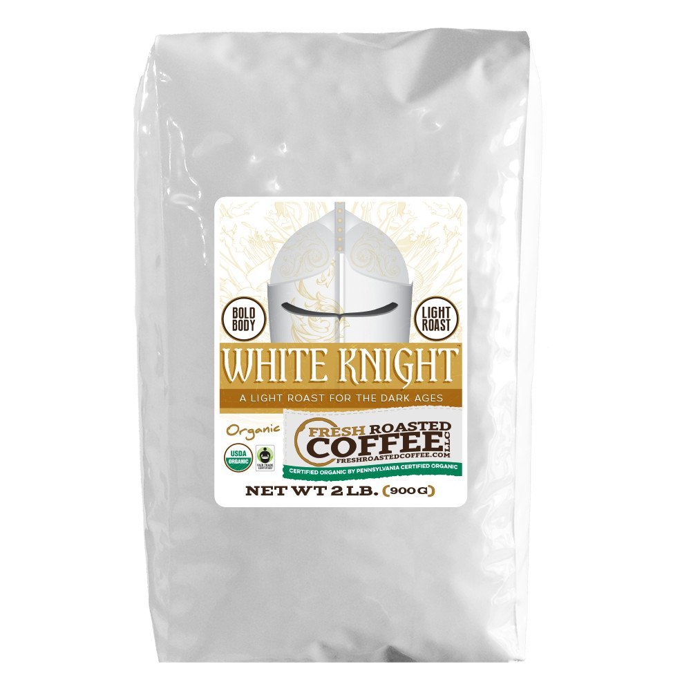 White Knight Light Roast OFT, Whole bean coffee, Fresh Roasted Coffee ...