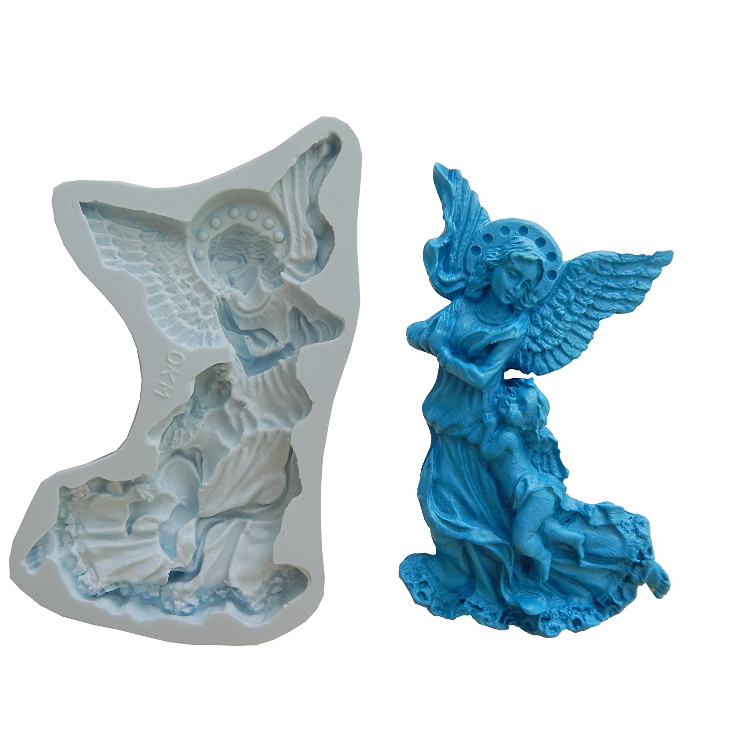 Silicone Molds Angel Cake Decorating Fondant Gompaste Supply M4740 By ...