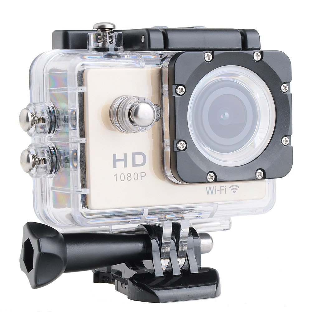 Progre® WIFI Action Digital Camera 12MP Full HD 1080P 30FPS 2.0inch LCD ...