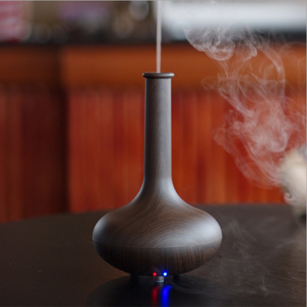 Yontree Essential Oil Diffuser Classic Wood Grain Ultrasonic Humidifier ...