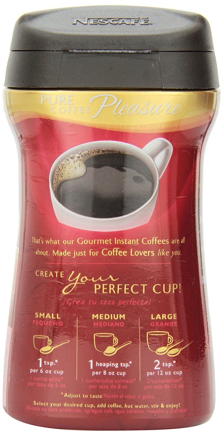 Nescafe Taster's Choice French Roast Instant Coffee, 7 Ounce Canister ...