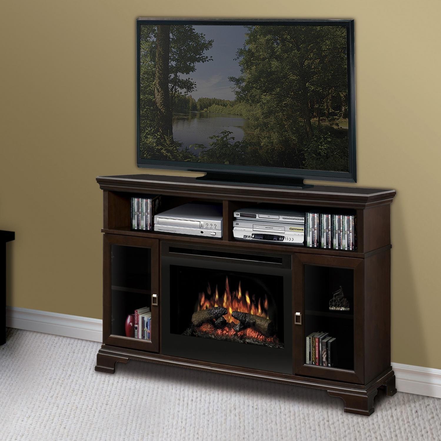 Dimplex Windham Mocha Electric Fireplace Media Console - DX234-2 free ...