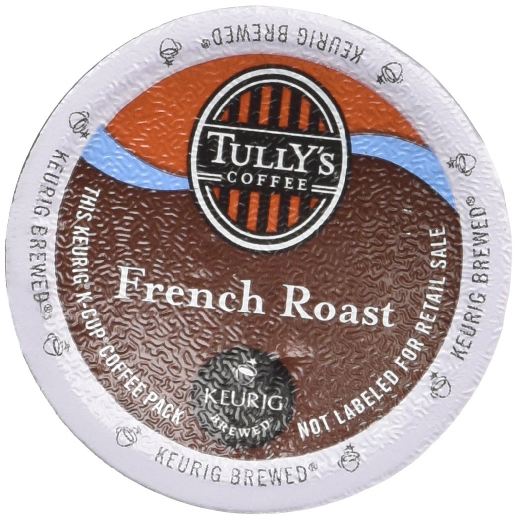 Tully's Coffee, French Roast, K-Cup for Keurig K-Cup Brewers (Pack of ...