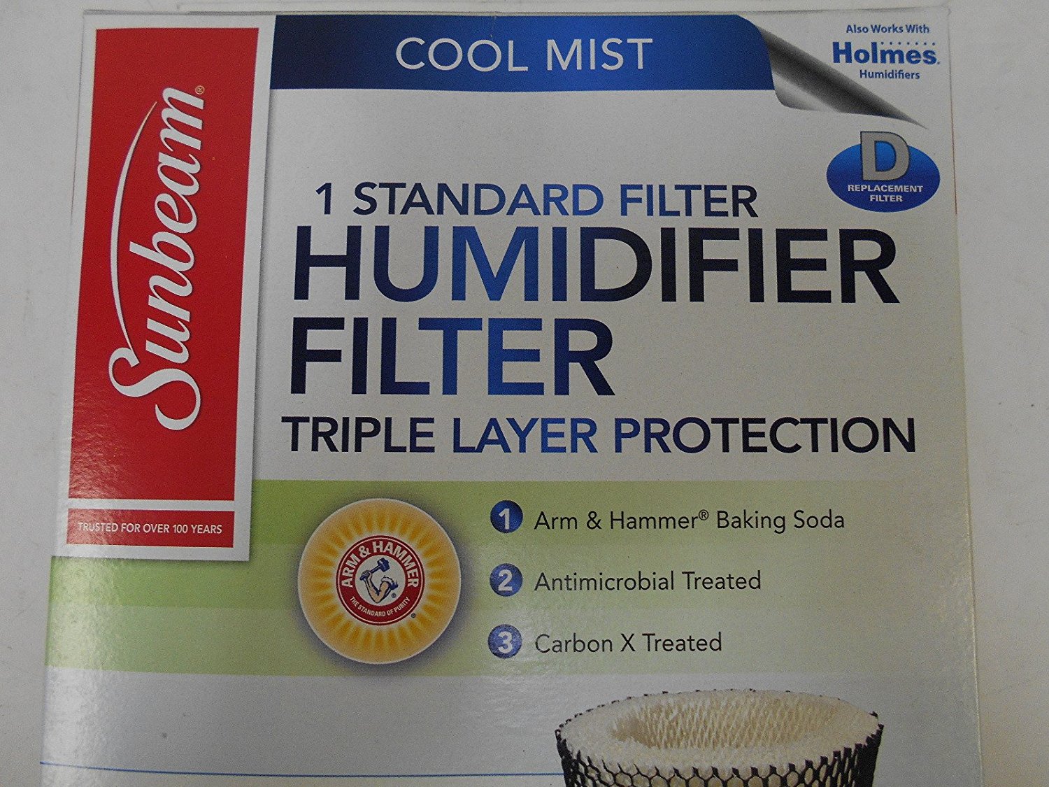 Sunbeam SF221PDQ-UM Cool Mist Filter D - Humidifier Filter N2 free ...