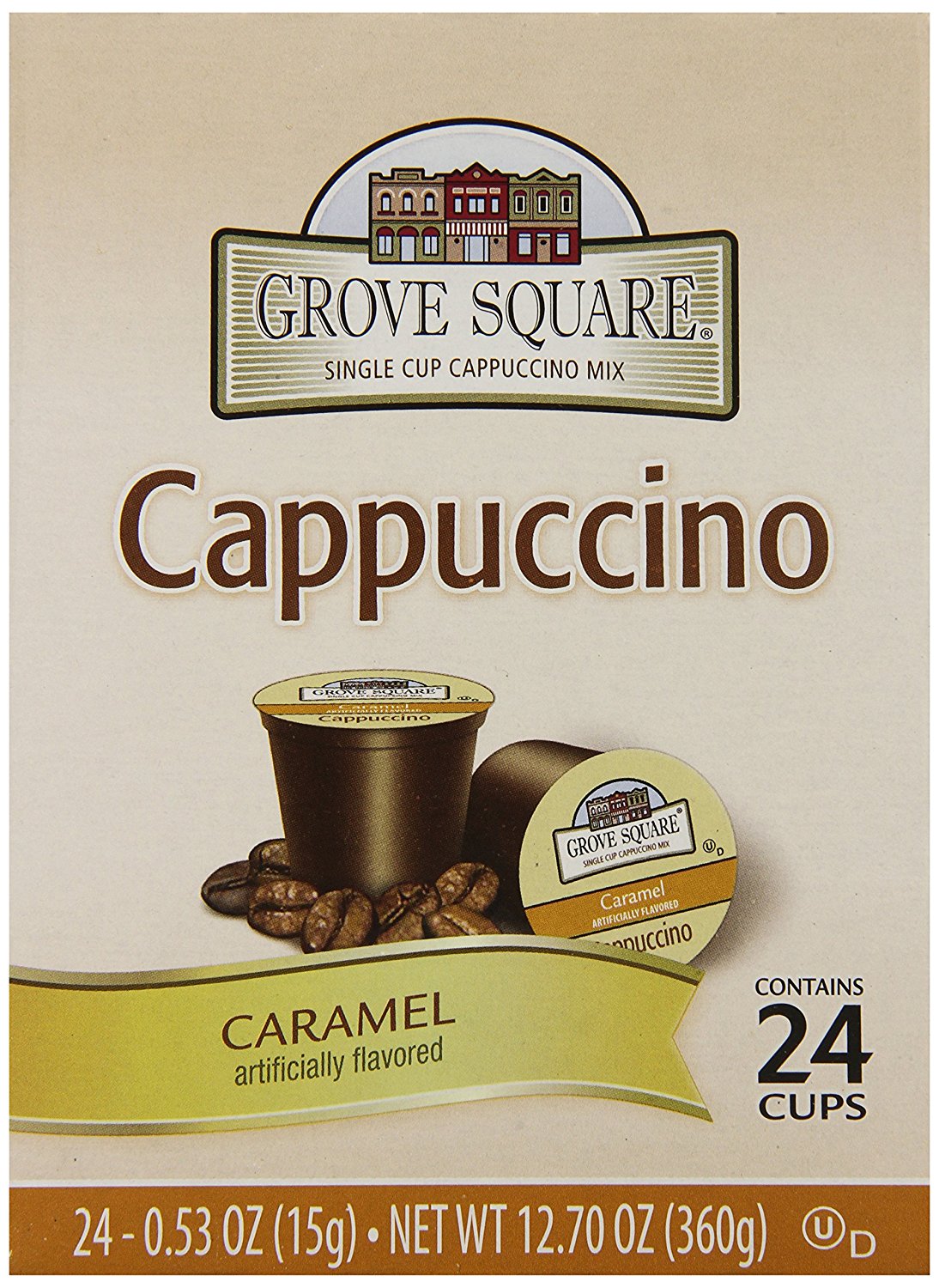 Grove Square Cappuccino, French Vanilla, 24 Count Single Serve Cups N42 ...