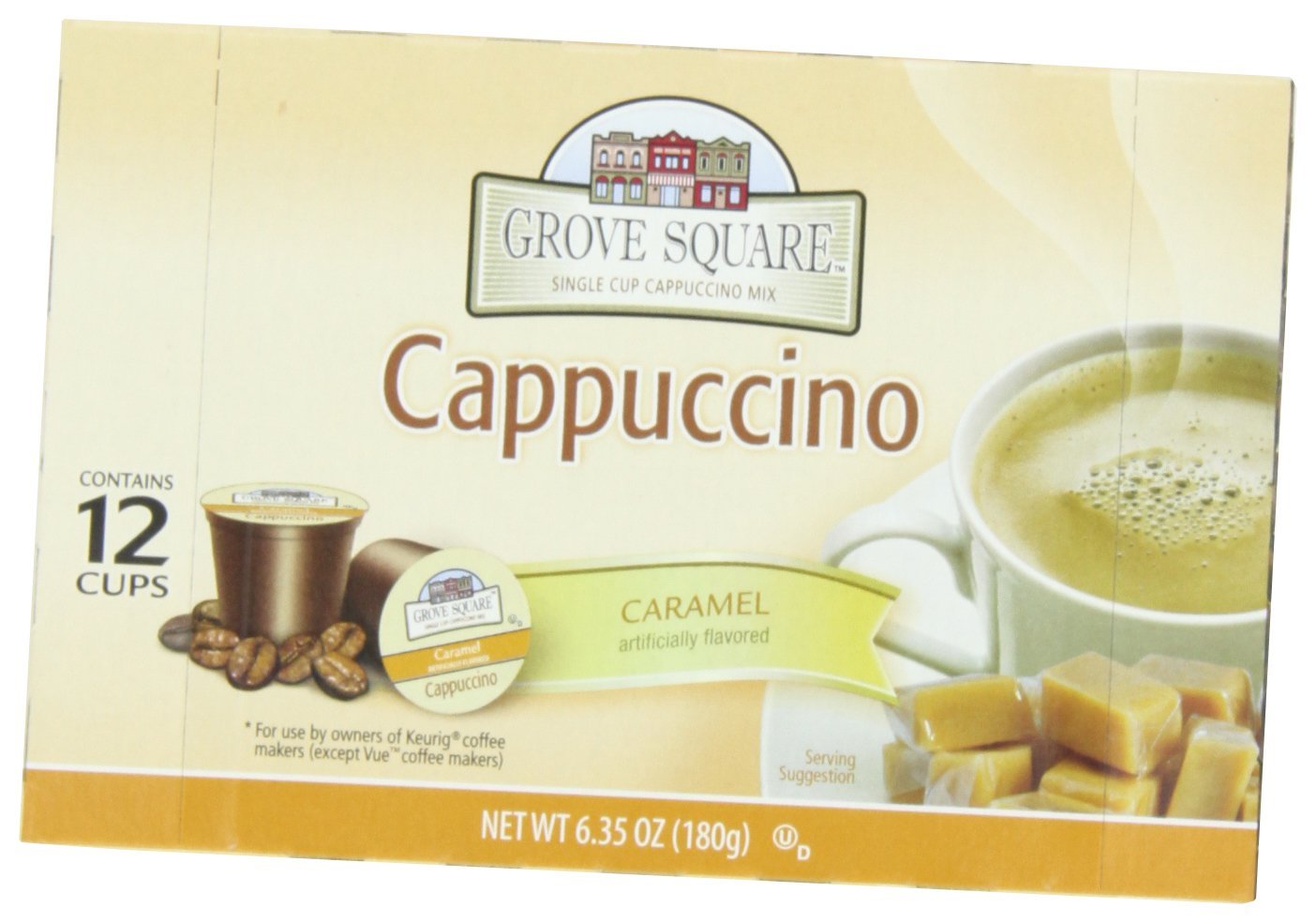 Grove Square Cappuccino, French Vanilla, 24 Count Single Serve Cups N57 ...