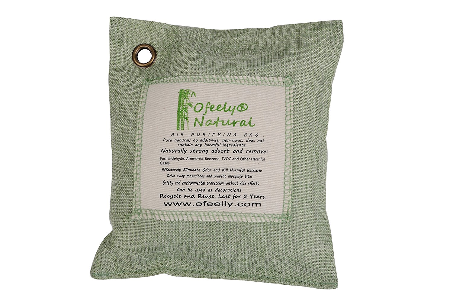 Ofeely Air Purifying Bag 500g Natural Bamboo Charcoal Deodorizer ...