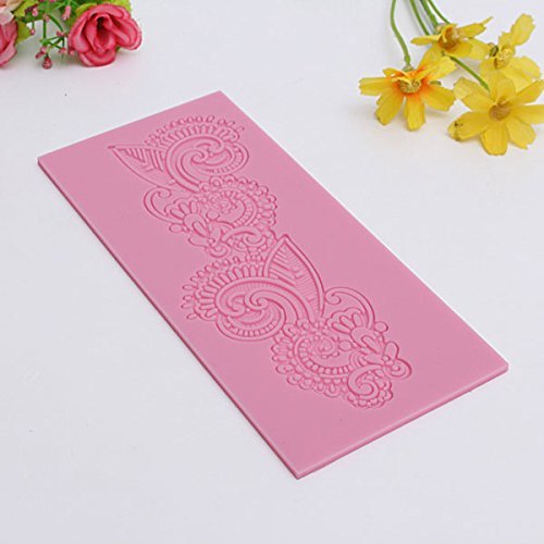"Silicone Flower Lace Mold Fondant Cake Sugar Craft Decorating ...