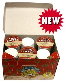 Lion Coffee French Roast for Keurig K-cup Machines (12 Cups/box) free ...