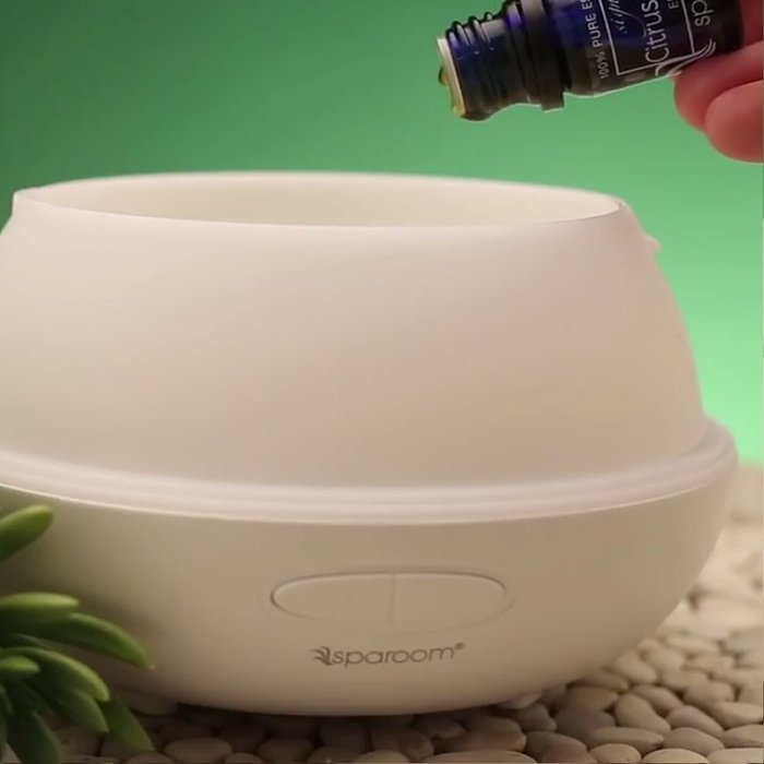 SpaRoom LotusMist Essential Oil Diffuser Lotus Flower Shaped ...