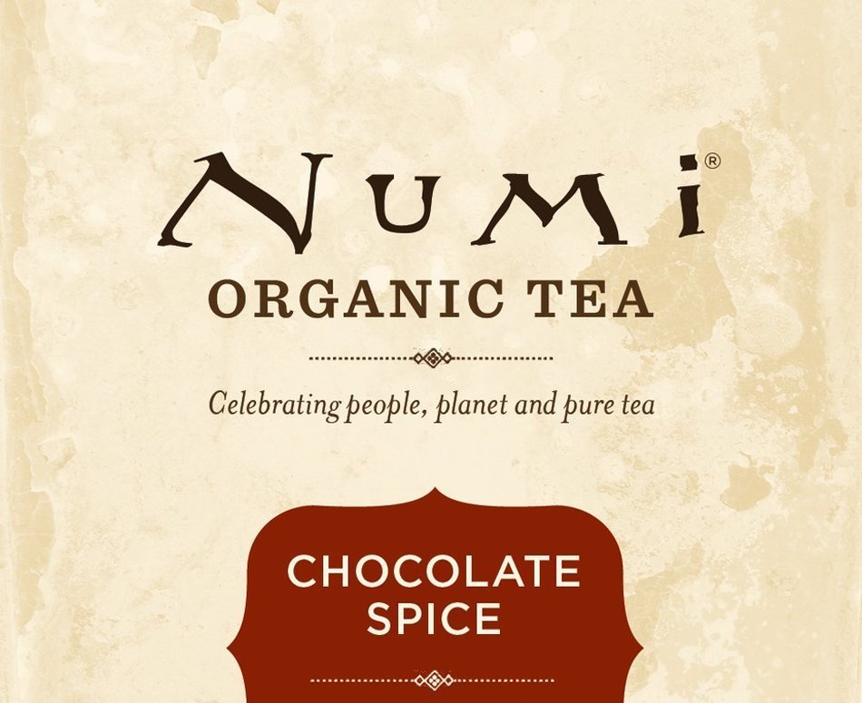 Numi Organic Indulgent Tea, Chocolate Rooibos, Caffeine Free Herbal ...