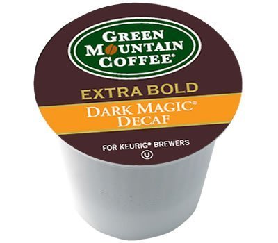 Green Mountain Coffee Dark Magic DECAF Extra Bold 108 K-Cups + 12 Bonus ...