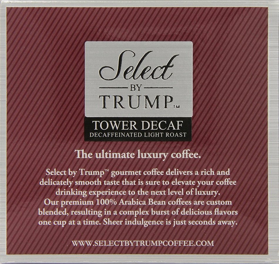 Select by Trump Resort Coffee Single-Cup Coffee, 12 Count (Pack of 6 ...
