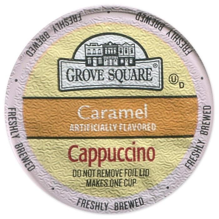 Grove Square Cappuccino, French Vanilla, 24 Count Single Serve Cups N23 ...