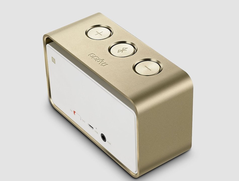 RAPOO | A600-GLD Bluetooth 4.0 Portable NFC Speaker - GOLDEN N2 free ...