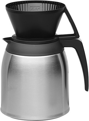Melitta 10 Cup Pour-Over Brewer with Stainless Thermal Carafe Coffee ...